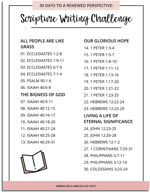 Writing Challenge Bible Fruit Of The Spirit: LOVE (30 Day Scripture